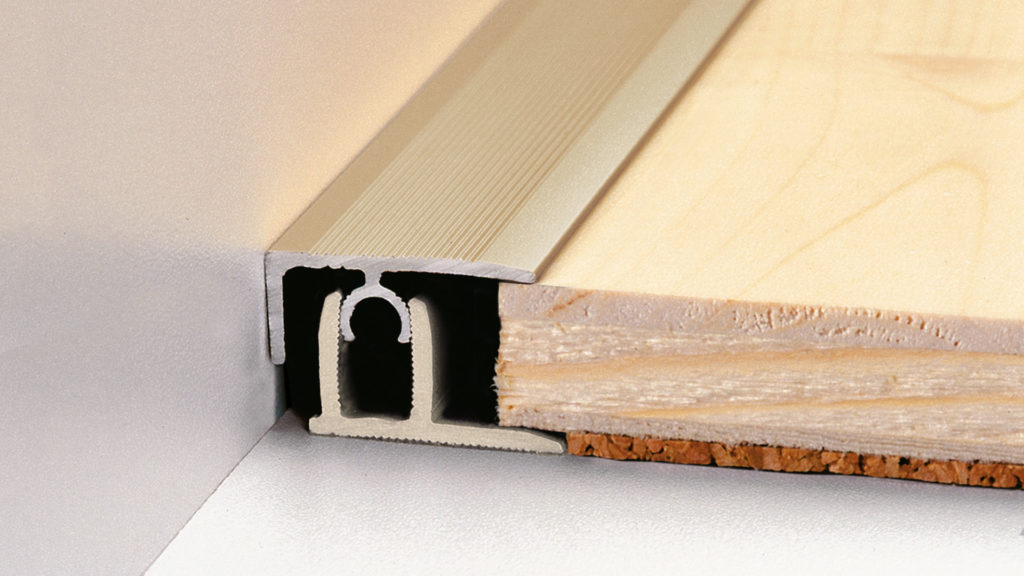 PRINZ Abschlussprofil 310, 28 mm für Parkett zum Clipsen - Munich Floor